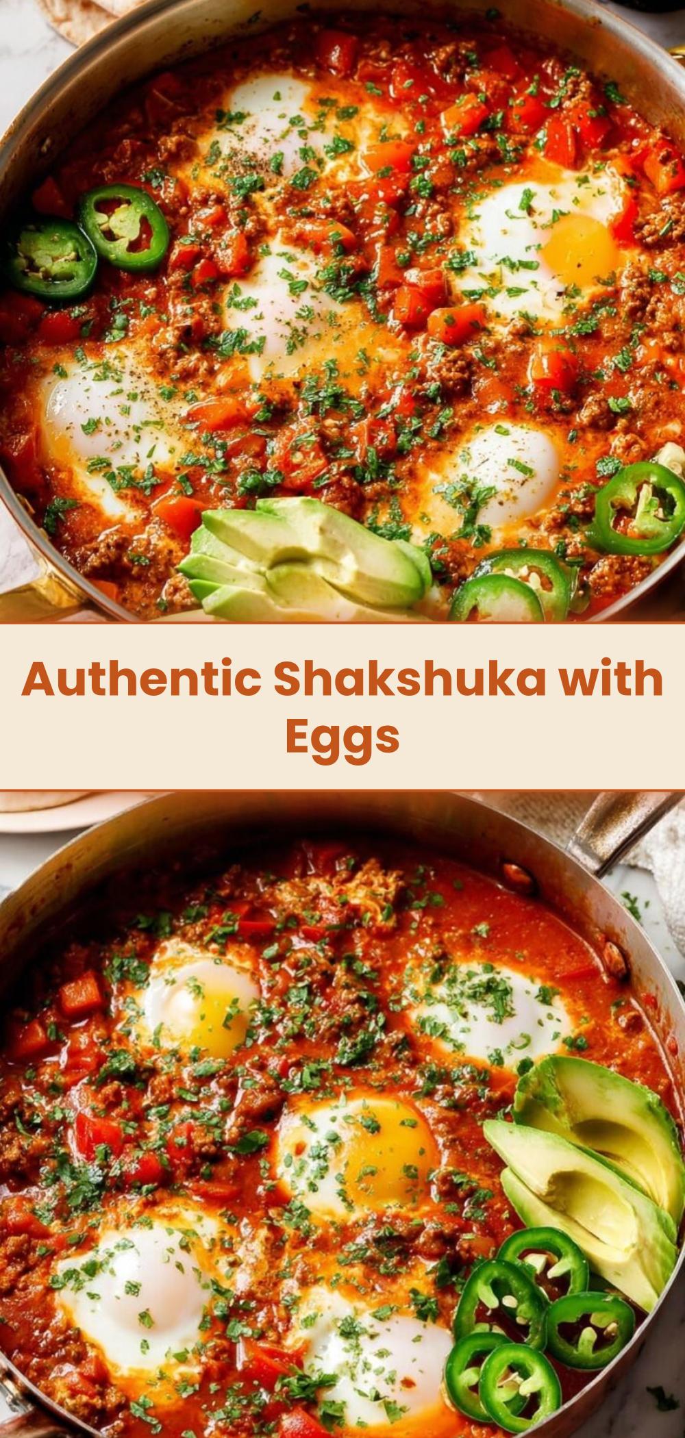 Authentic Shakshuka with Spiced Tomato Sauce - Foodiffy