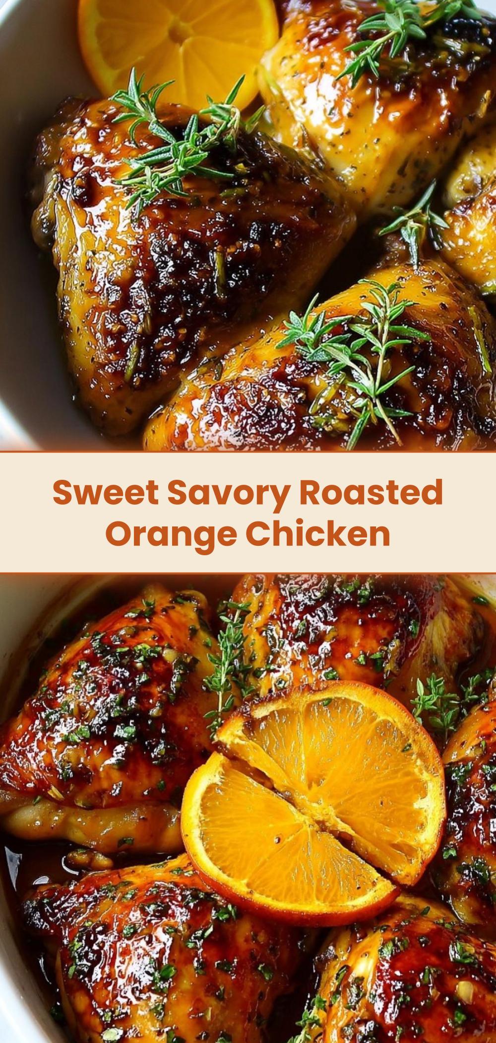 Sweet and Savory Roasted Orange Chicken Delight - Foodiffy